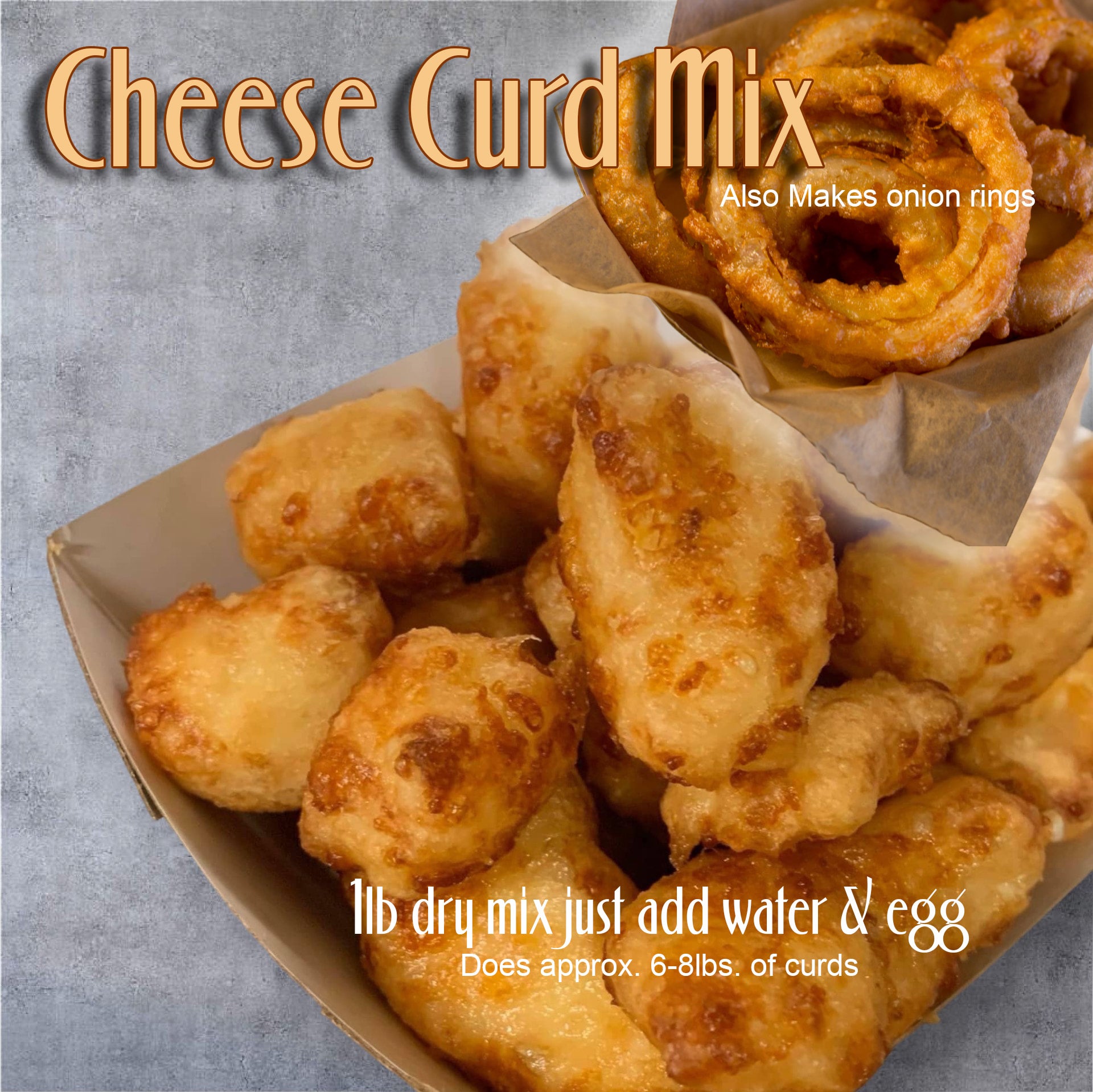 Cheese Curd Dry Mix | Auntie M's Gluten free flour